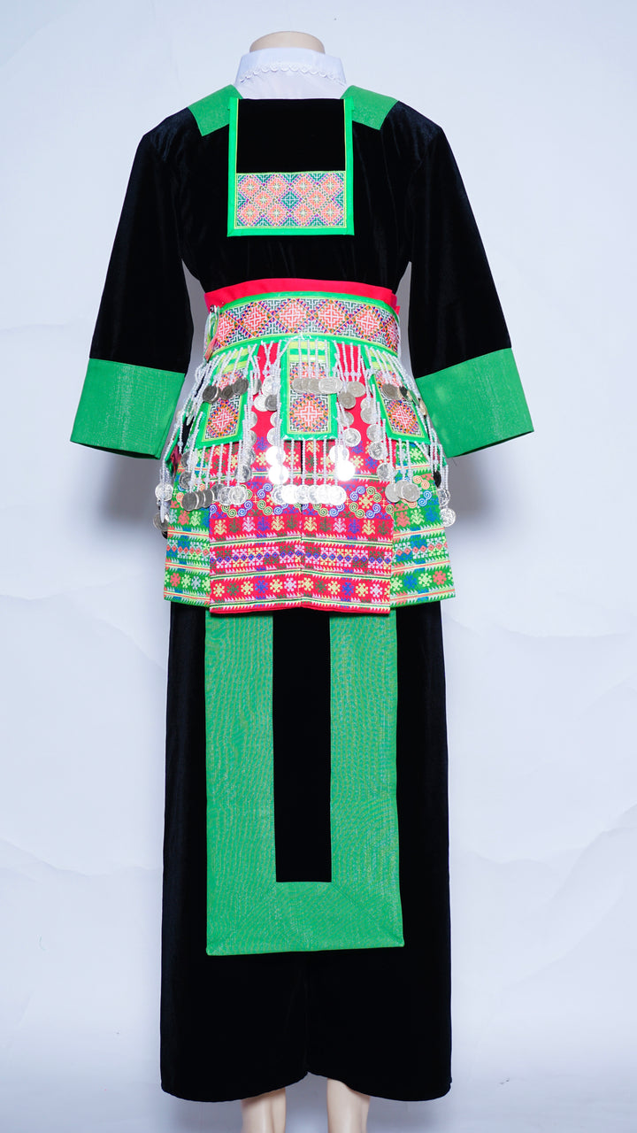 Hmong Nplooj Sev Outfits – Hmong Custom Clothes